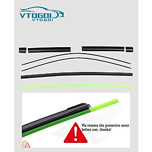 VTOGOI Original Factory Quality windshield wiper blades front and rear set Replacement for 2011-2017 BMW X3 26"+20"+13" (Pack of 3)