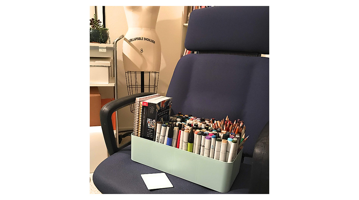 Enjoy Large Portable Storage Caddy with DIY Dividers