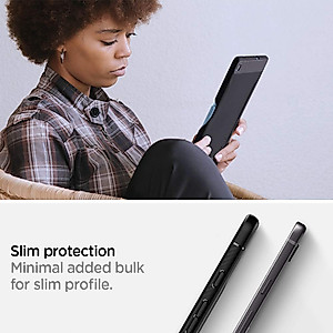 Spigen Rugged Armor Designed for Galaxy Tab S6 Lite Case with S Pen Holder (2022/2020) - Matte Black