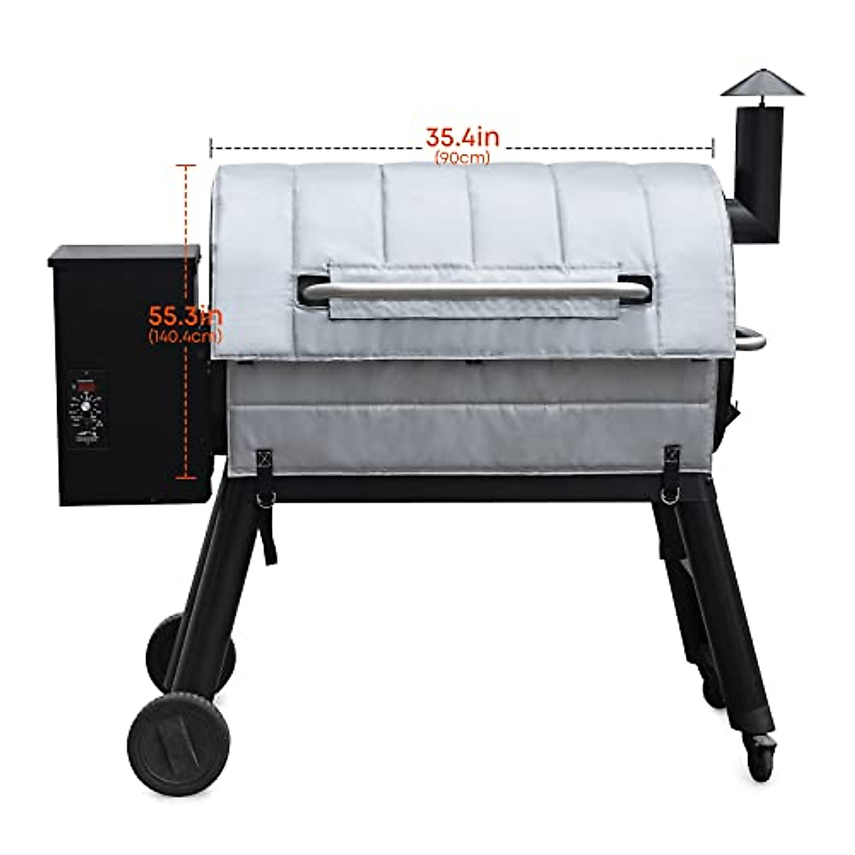 Stanbroil Grill Insulation Blanket for Traeger 34 Series, Traeger Pro 780 and Texas Grill - Maintain Better Temperature Control, Use Less Fuel and Pellet