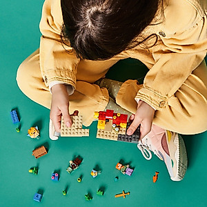 LEGO Minecraft The Coral Reef Toy Building Set 21164 Pretend Play Minecraft Toy with Alex, Puffer Fish and Zombie Figures, Ideal Gift for Kids Who Love Minecraft, Boys & Girls Age 7+ Years Old