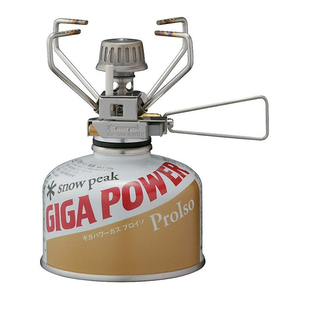 Snow Peak GigaPower Stove, lightweight backpacking stove (GS-100R2-US)