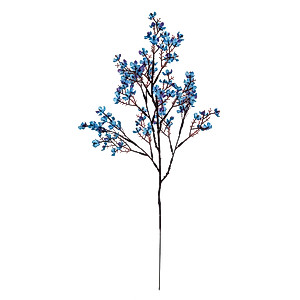 AngelUU Artificial Flowers 6Pcs Babys Breath Fabric Cloth European Fake Silk Plants Decor Wedding Party Decoration Bouquets DIY Home Garden ,Blue