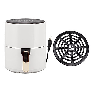 6L Electric Fryer Oven Cooker, Oilless Electric Cooker, Circular Heating Oil Fryers with Touch Screen Intelligent Temperature Control for Fried Chicken French Fries for Home