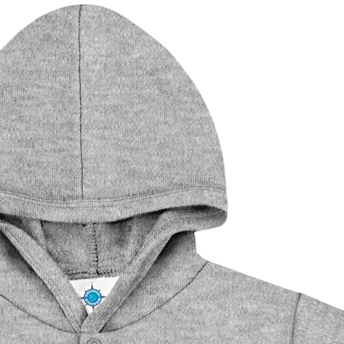 Creative Knitwear College Baby NCAA Officially Licensed Snap Hooded Jacket - LSU Tigers LSU + Tiger Eye Logo - Oxford - 3-6 Months