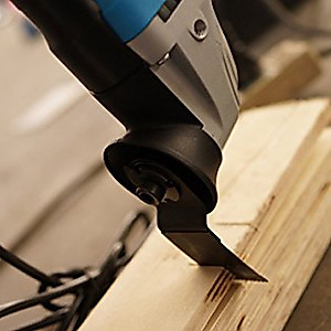 HIFROM Wood/Plastic & Bi-Metal Oscillating Multitool Quick Release Saw Blades Compatible with Fein，Porter Rockwell Cable,Bosch Craftsman(12 Pack)