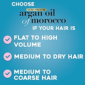 OGX Extra Strength Hydrate & Repair Shampoo with Moroccan Argan Oil for Dry, Damaged Hair - Moisturizing and Smoothing, Paraben & Sulfate-Free, 25.4 Fl Oz