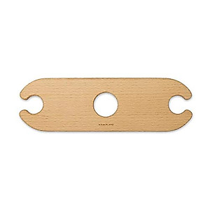 Kikkerland - One Hand Server - Wooden Stand for Wine Glasses