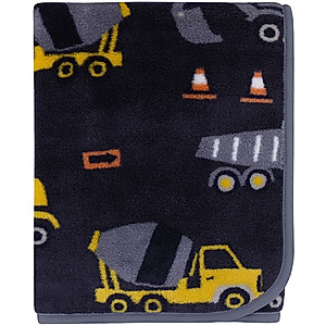 Carter's Construction Toddler Throw Blanket - 30" x 45" - Super Soft, Plush, Warm and Comfortable