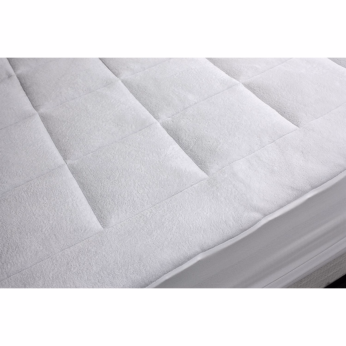 LoftWorks Rio Home Fashions Overfilled Super Soft Microplush Full Mattress Pad