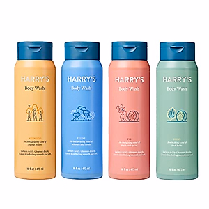 Harry's Men's Body Wash - Body Wash for Men - Variety Pack - 16 Fl oz , Pack of 4 (Packaging May Vary)
