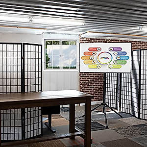 VIVO Tripod 32 to 55 inch LCD LED Flat Screen TV Display Floor Stand, Portable Height Adjustable Mount, Black, STAND-TV55T