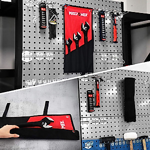 MAXPOWER 3-pieces Spud Wrench, 10-inch 12-inch 16-inch Adjustable Wrench Set with Kitbag