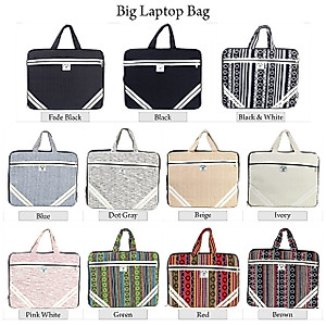 Laptop Bag Case Expandable Computer Bag Slim Briefcase Lightweight Casual School Foam Padded Laptop Case for Devices Up To 17 (Green)