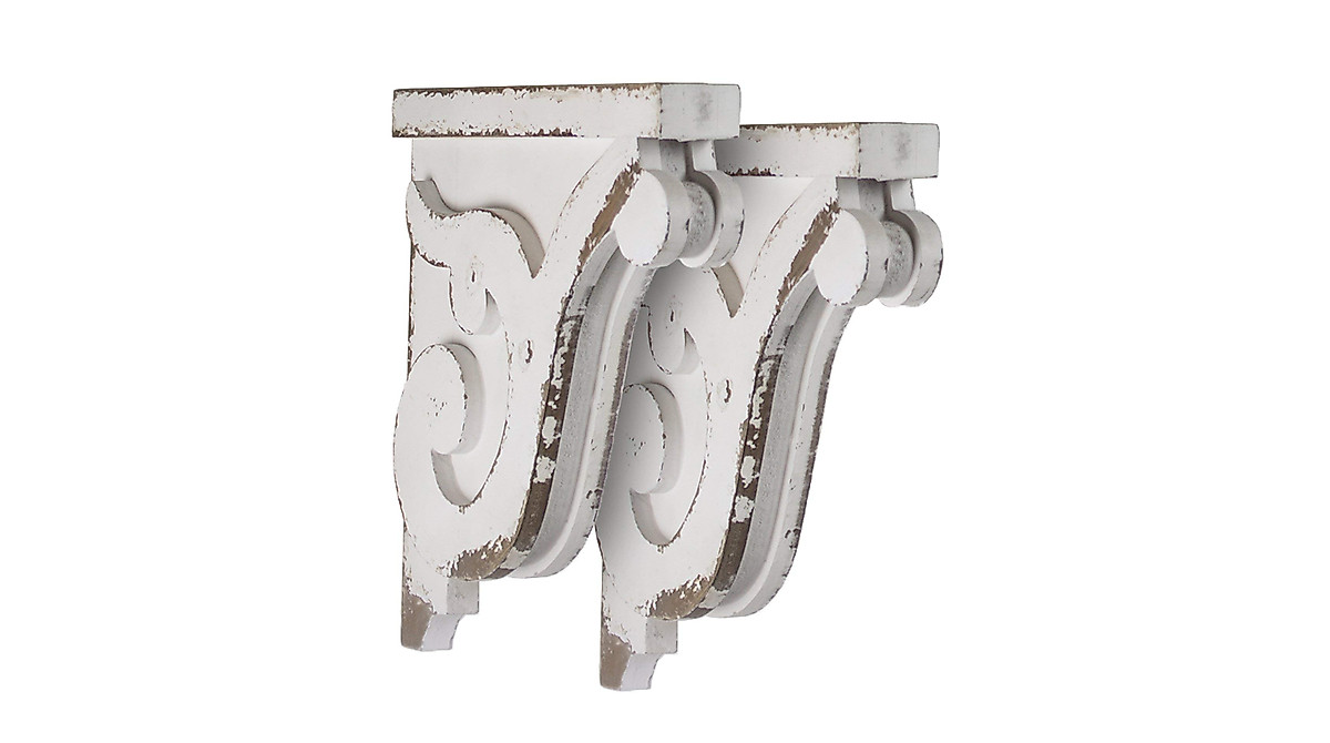 Rustic Corbel Shelf Brackets - Decorative Farmhouse Home Decor