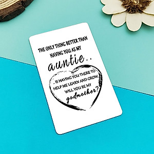 Godmother Gift Godmother Engraved Wallet Card Gifts Godmother Proposal Gift First Communion Gift Godmother Announcement Gifts Baptism Keepsake Gifts Mothers Day Birthday Gifts Godmother Asking Gift