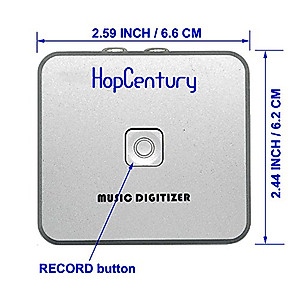 Audio Capture Cassette CD MP3 Recorder Converter with 3.5mm & RCA in Ports