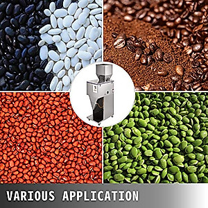 VEVOR 2000g Filler 10-15 bag/min, Full Automatic Particle 18 cm Film Width, Powder Weighing Filling Machine for Industries, Silver