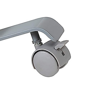 Flash Furniture Mobile Freestanding Clear Room Divider Partition Portable Roll Up Banner Sneeze Guard for Offices, Restaurants, Lobbies and Other Public Areas