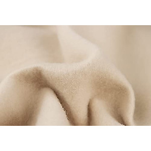 Meladyan Women Solid Basic Loose Hoodie Top Fleece Long Sleeve Pullover Oversized Hooded Sweatshirts with Kangaroo Pocket