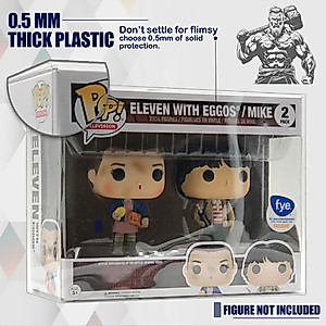 MALKO Protector Case Compatible with Funko Pop Albums Figures | 0.4 MM Thick Recyclable Plastic | 5 Pack