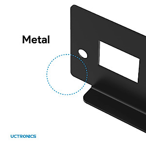UCTRONICS I/O Panel with 2 Slots for Keystone Jacks, Compatible with Raspberry Pi Ultimate Rack Mount, 2 Pack
