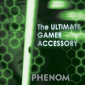Phenom EXPO3 Stereo Gaming Headset for PS4, Xbox, Tablet or Smartphone, Noise Cancelling Headphones with Boom Mic and LED Glow Lights (Green)