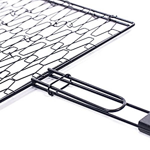 BBQGUYS Signature Non-Stick Flexible Grilling Basket - BBQ-FGB