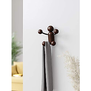 Umbra Woody Wall Hook Black/Walnut