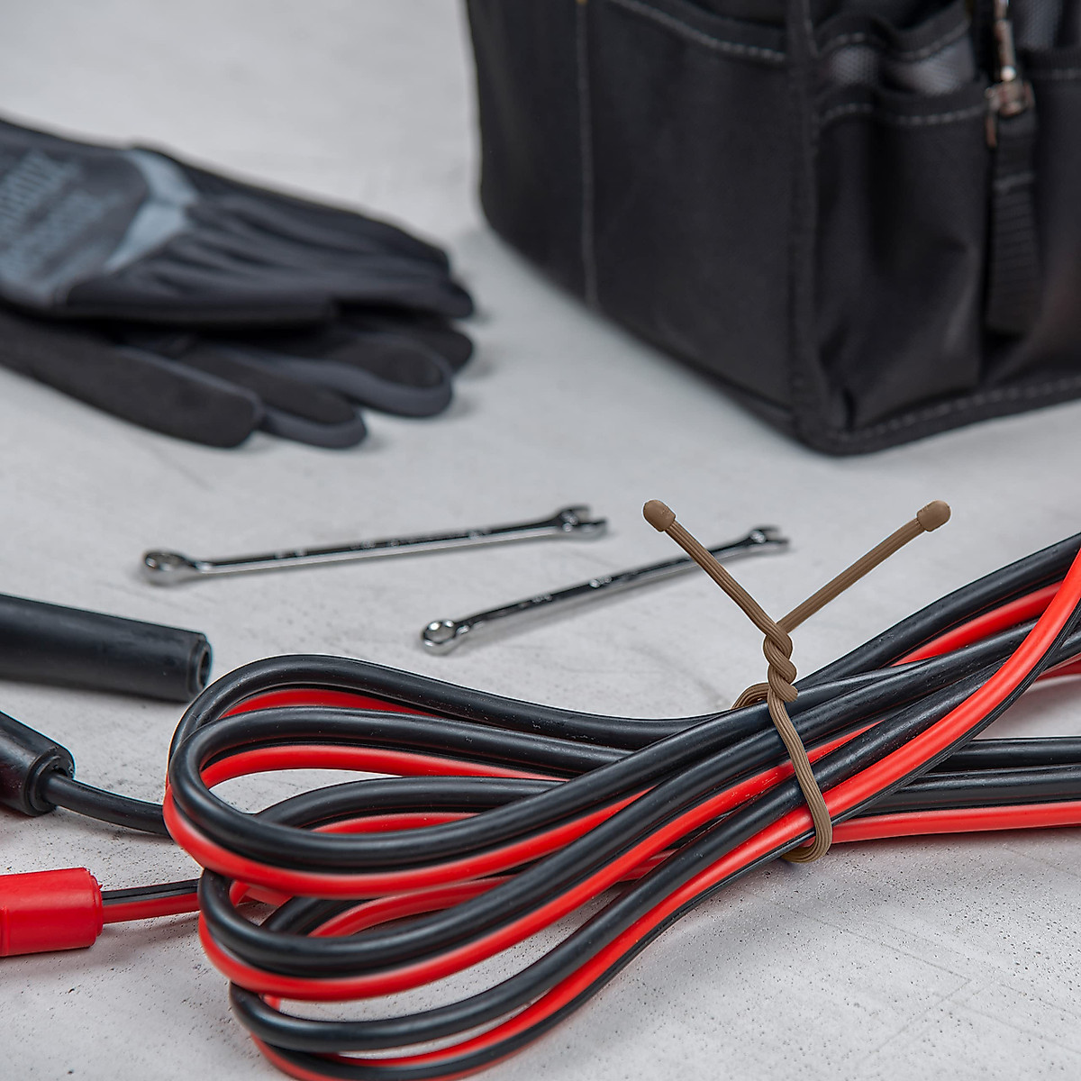 Nite Ize GT12-29-2R3 Original Gear Tie, 12", Coyote, 2 Pack, Made in The USA