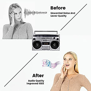 Reshow Audio Tape Cassette Head Cleaner w/ 2 Cleaning Fluids Care Wet Maintenance Kit for Cassette Tape Player/Boombox/Deck/Recorder