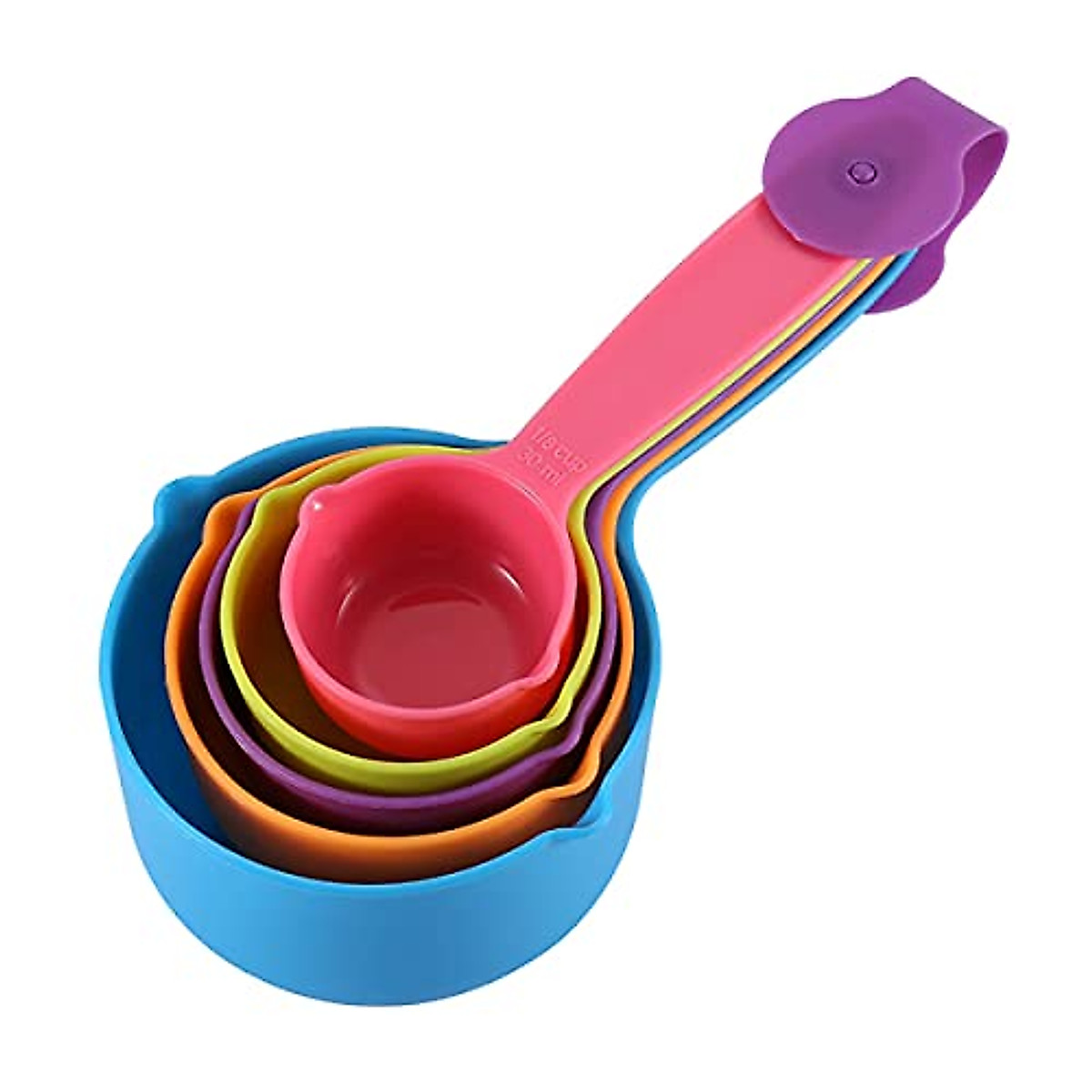 Silicone Donut Mold Doughnut Pan - Silicone Cupcake Pan, Silicone Cupcake Molds - Silicone Baking Cups - Measuring Spoons, Non-Stick Dishwasher Safe - 15 pack