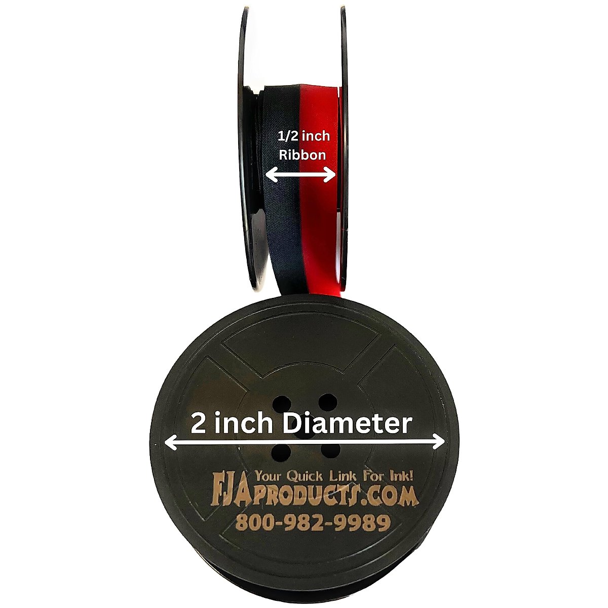 Black and Red Typewriter Ribbon for We R Memory Keepers Typecast Typewriter