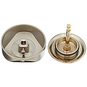 Geberit 151.551.ID.1 Traditional Metal TurnControl Trim Kit, Forever Shine Brushed Nickel