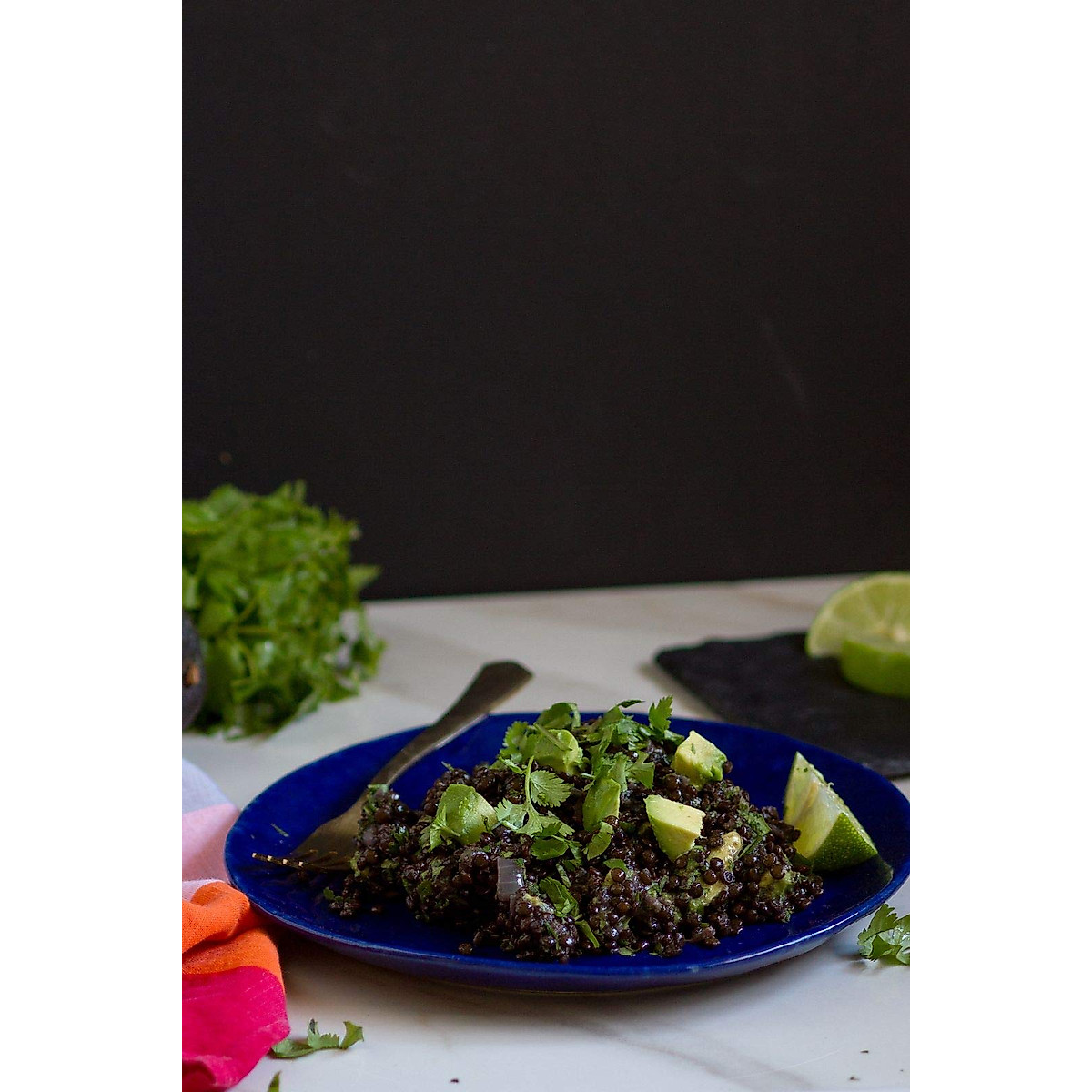 Whole Black Lentils - 16 Oz - Beluga Lentils - Black Masoor Daal - Ideal for Enriching Stews, Curries, Tacos & Soups - Non-GMO, Kosher Certified & Vegan