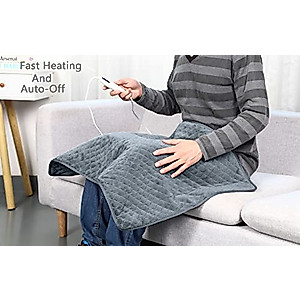 XUYU Heating Pad for Back, Neck, Shoulder, 31.5''x23.6'' Electric Heat Pad Smart Controller with Memory Function, Auto Shut Off