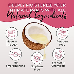 Pretty Privates Intimate Skin Cream Intimate and Sensitive Areas - Natural Dark Spot Corrector for Private Parts, Underarm, Elbow, Knees - Kojic Acid + Niacinamide + Arbutin (2oz)