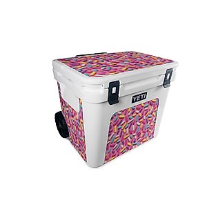 MightySkins Skin Compatible with Yeti Roadie 60 Wheeled Cooler - Sprinkles | Protective, Durable, and Unique Vinyl Decal wrap Cover | Easy to Apply, Remove, and Change Styles | Made in The USA