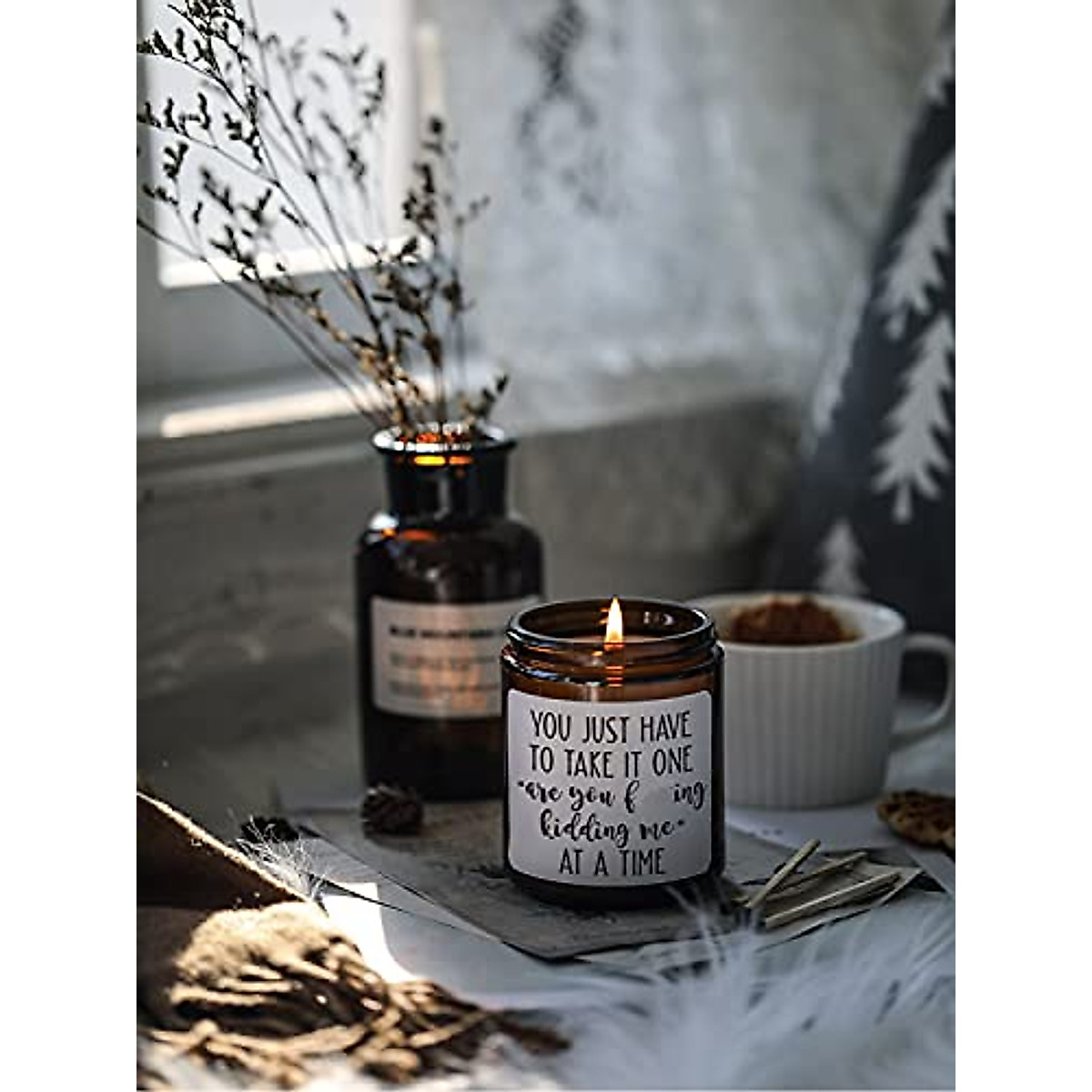 Funny Gifts Candles for Women, Men, Best Friends Birthday Gifts Friendship Gifts for Her, Funny Gifts for Friends, Mom, BFF, Girlfriend, Boyfriend, Coworkers