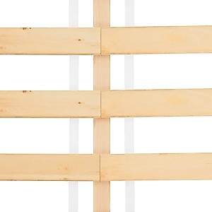 Naomi Home Lucia 14 Inch Solid Wood Platform Bed Queen Bed Frame, Pine Wood Queen Platform Bed Frame, No Squeak Bed Frame, Bed Frame Queen Size, No Box Spring Needed, Sturdy Bed Frame - Espresso