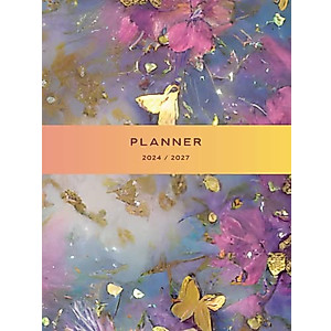 4 years planner 2024-2027: Organizer From January 2024 To December 2027 With Holidays, Notes, Goals, To Do list