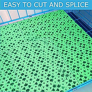 kathson Rabbit Cage Mat Floor Bunny Foot Resting Pads Plastic Cage Mat for Pet Cats Dogs Hamster Rat Chinchilla Guinea Pig and Other Small Animals(8 Pack)