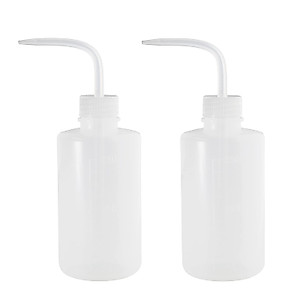 Piutouyar 2Pcs Plastic Wash Bottle 250ml Plant Squeeze Bottle, Wash Squirt Bottle, Succulent Watering Can for Indoor Plants Flower (8oz)