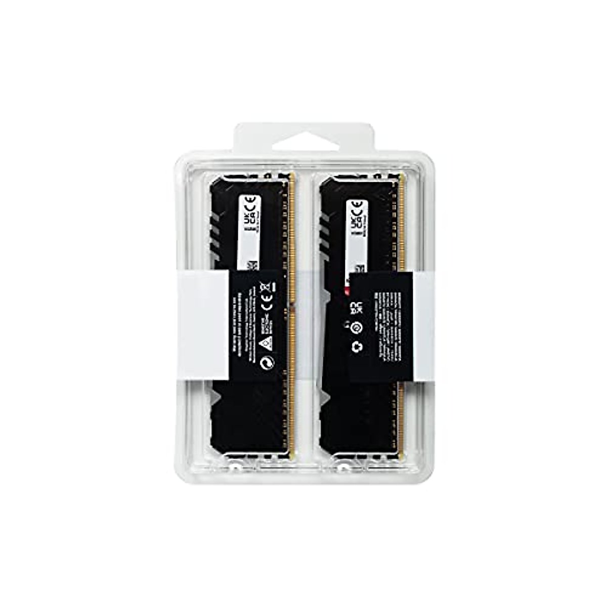Kingston FURY Beast RGB 32GB (2x16GB) 3200MT/s DDR4 CL16 Desktop Memory Kit of 2 | Infrared Syncing | Intel XMP | AMD Ryzen | Plug n Play | KF432C16BBAK2/32