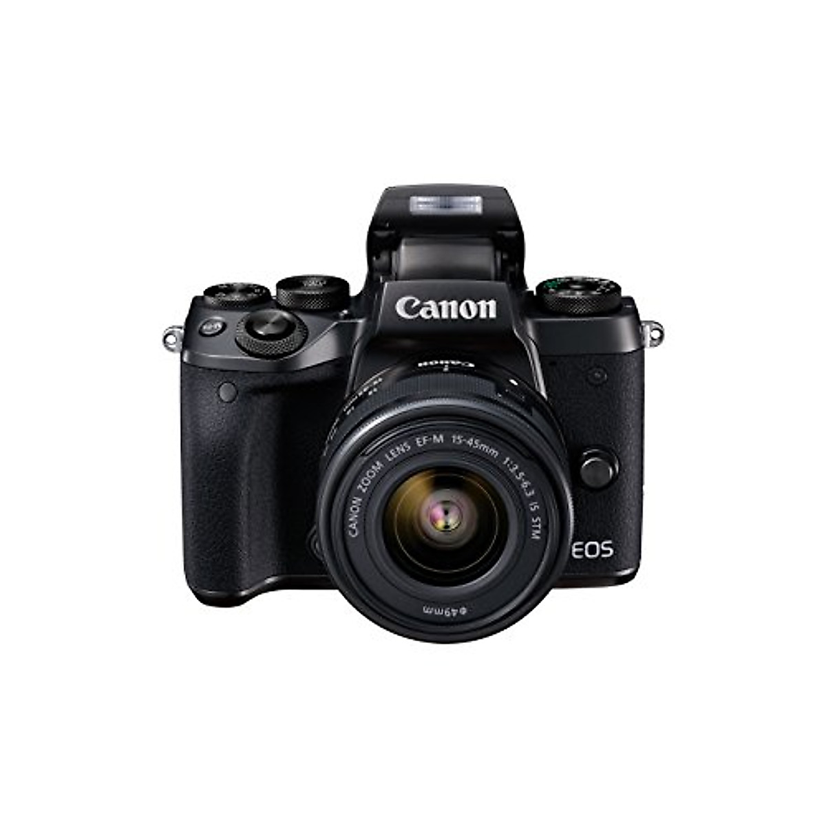 Canon Cameras US 24.2 Digital SLR Camera with 3.2-Inch LCD, Black (EOS M5 EF-M 15-45 STM KIT)
