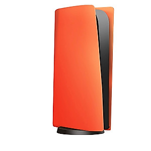 Replacement Shell Skin for PS5 Console, arVin Face Plates Cover Case for PS5, ABS Hard Shockproof Anti-Scratch Dustproof Protective Skins Faceplates Accessories for PlayStation 5 Disc Edition –Red