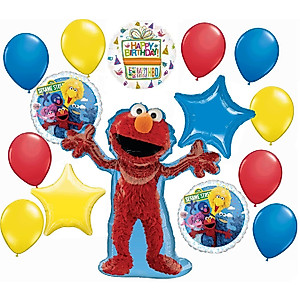 Anagram Elmo and Friends Birthday Party Supplies Balloon Bouquet Decorations