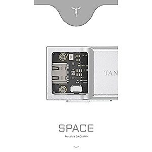Fanmusic TANCHJIM Space Portable DAC Headphone Amplifier Support DSD256 32Bit/768kHz 3.5mm/4.4mm Output USB Type C Input DAC Amp