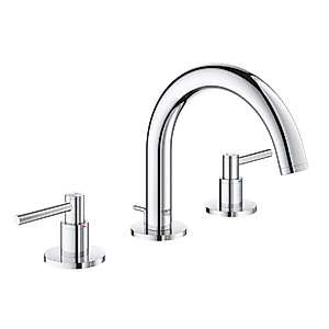 GROHE 20072003 Atrio 8″ Widespread Two-Handle Bathroom Faucet S-Size, Starlight Chrome