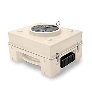 B-Air AP-450 Max Professional Grade Air Purifier Scrubber for Household Use, 450 CADR, Water Damage Equipment, Eggshell White